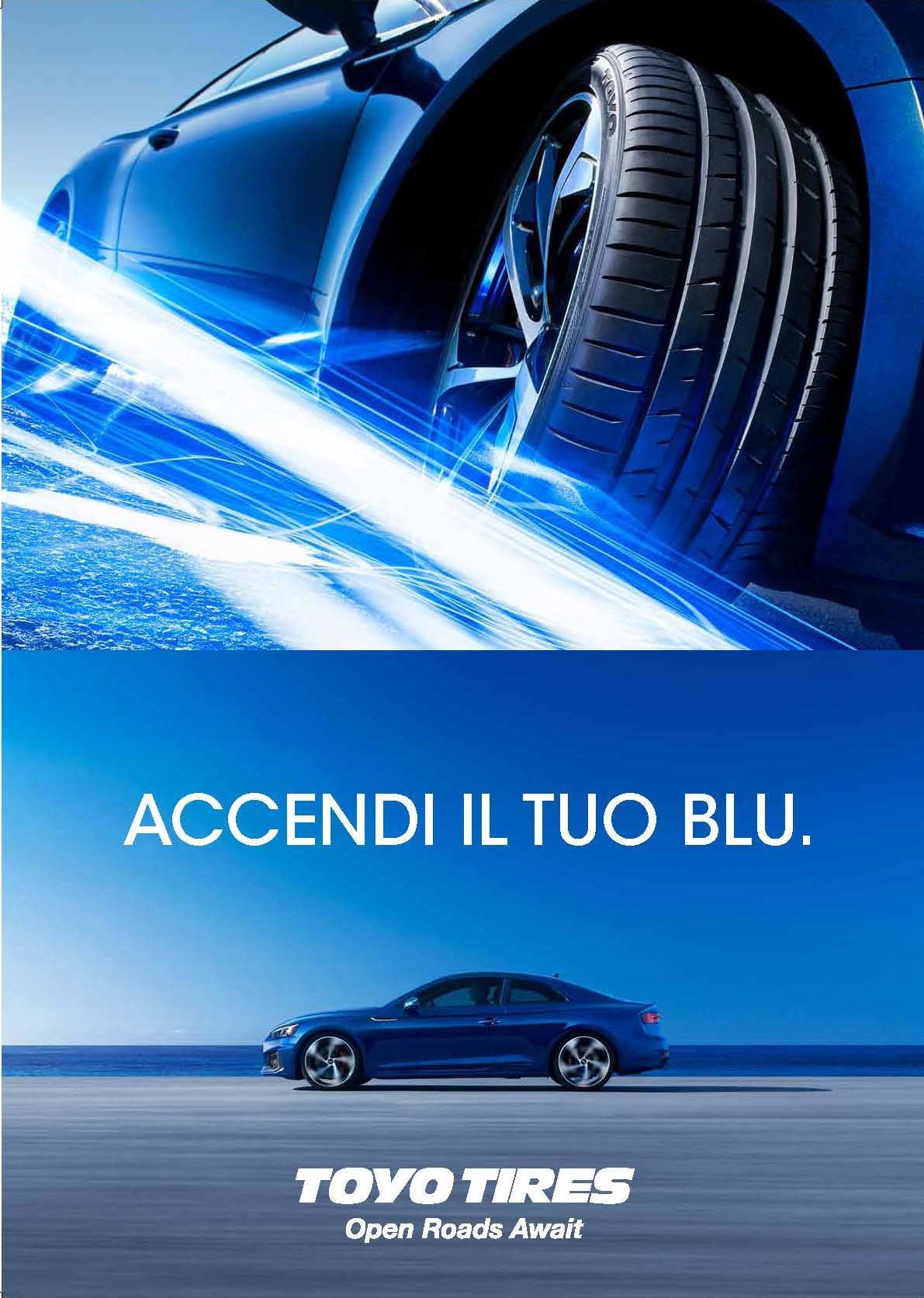 'Accendi il tuo blu', la nuova immagine di Toyo Tires - Pneusnews.it